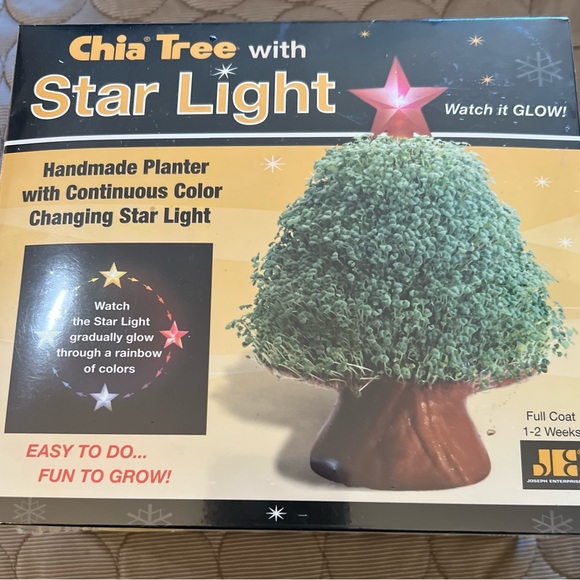 Chia | Other | Chia Tree With Star Light Never Opened 209 | Poshmark